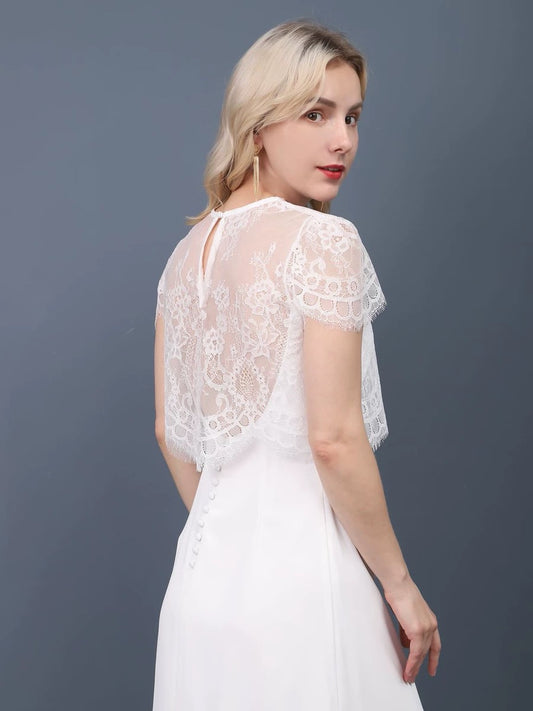 Bridal Tops,Cover Ups,Wedding Dress Topper